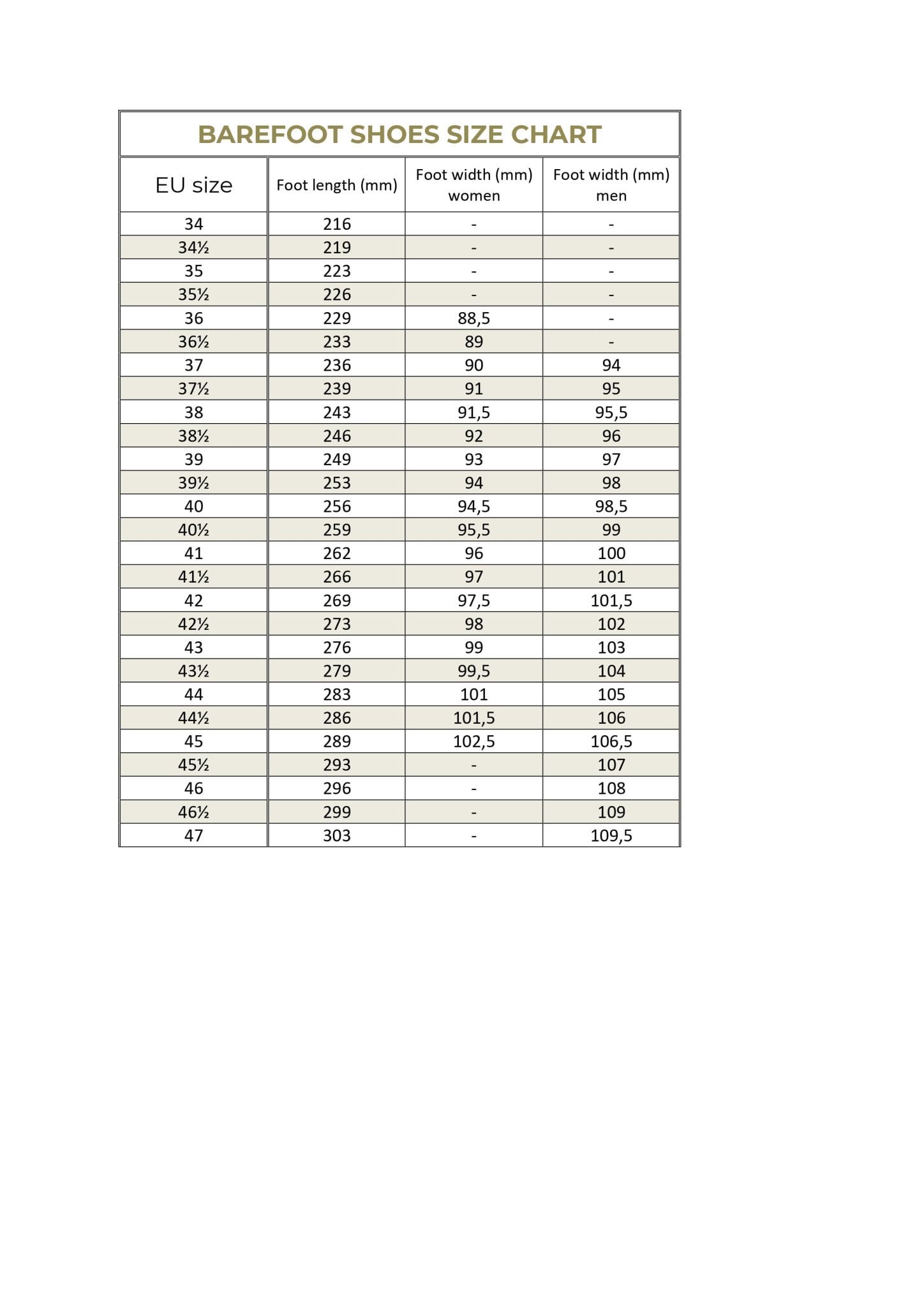 Barefootwear | Proalp obutev